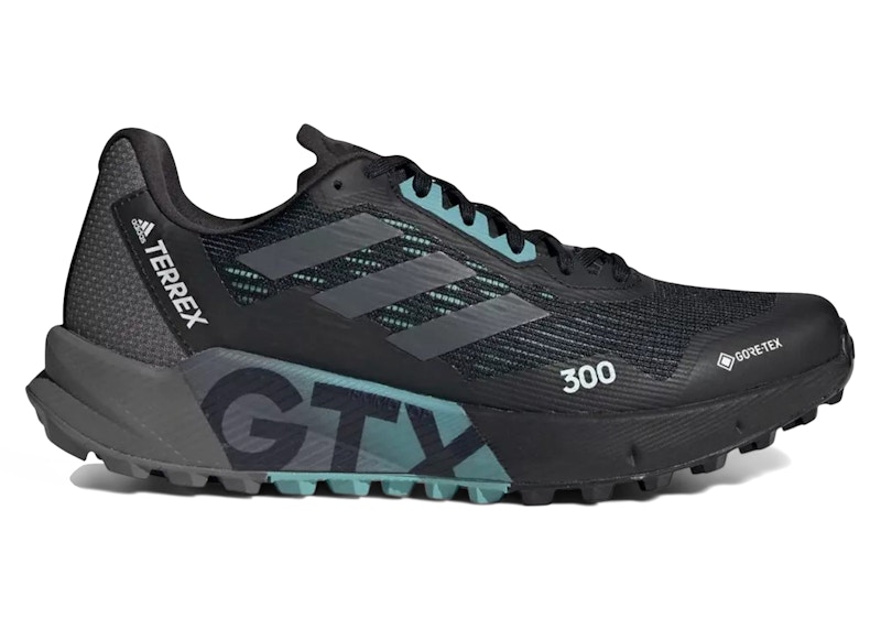 adidas Terrex Agravic Flow 2.0 Gore-Tex Black Grey Mint Ton (Women's ...