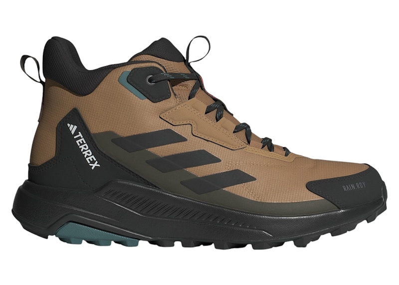 adidas Terrex Anylander Mid Rain.RDY Cardboard Core Black Shadow Olive ...