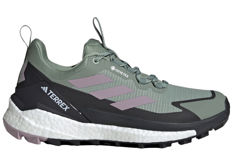 adidas Terrex Free Hiker 2.0 Low Gore-Tex Silver Green Preloved Fig ...