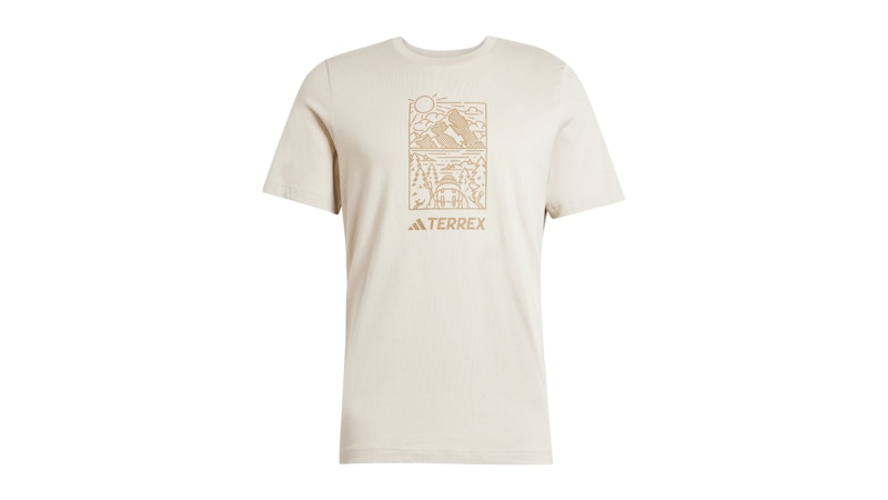 adidas Terrex Graphic Tee Wonder Beige Men's - FW25 - US