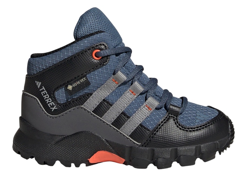 adidas Terrex Mid Gore-Tex Wonder Steel Grey Three Semi Impact Orange ...
