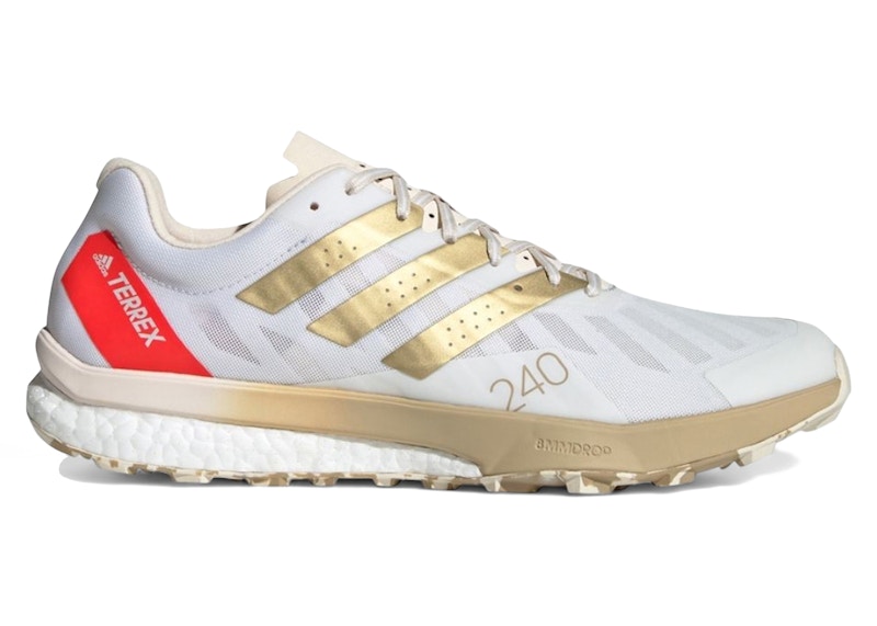 adidas Terrex Speed Ultra Off-White Matte Gold Men's - FZ3254 - US