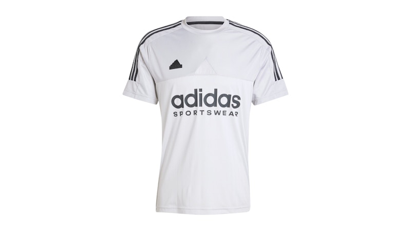 adidas Tiro T-Shirt Grey Two/Black Men's - SS25 - US