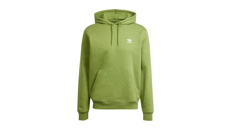 adidas Trefoil Essentials Hoodie Tech Olive Men's - SS25 - US