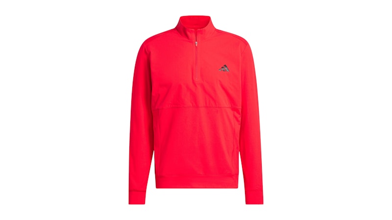 adidas Ultimate365 Tour Quarter-Zip Sweatshirt Pure Ruby Men's - SS25 - GB