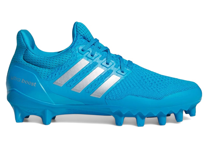 adidas Ultra Boost Football Cleats Solar Blue Silver Metallic Men's ...
