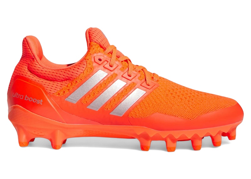 adidas Ultra Boost Football Cleats Solar Red Silver Metallic Men's ...