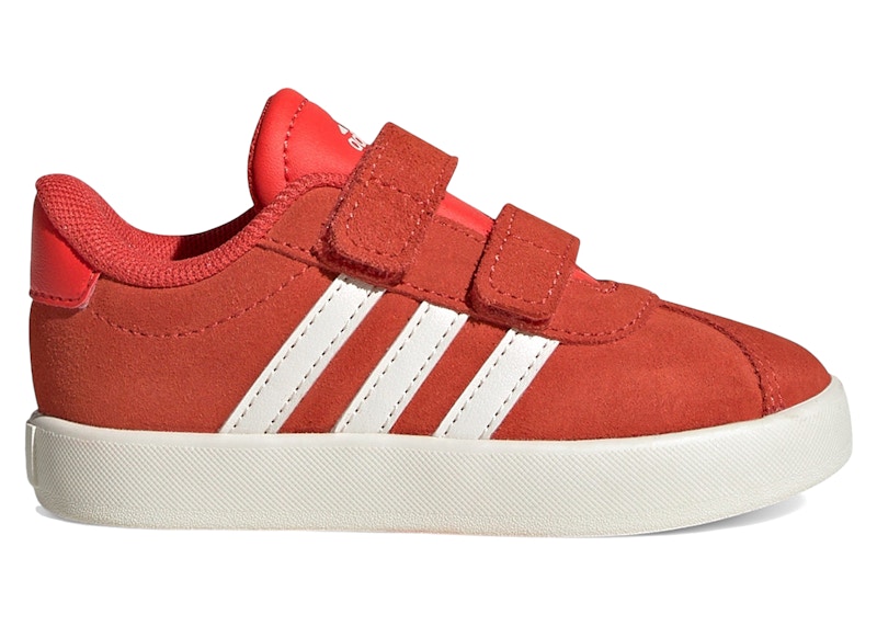 adidas VL Court 3.0 Bright Red Core White Off White (TD) - JH6307 - US