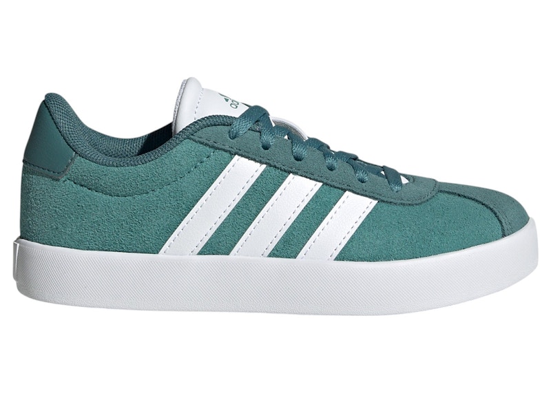 adidas VL Court 3.0 Powder Teal Cloud White Preloved Teal (GS) - JS3490 ...