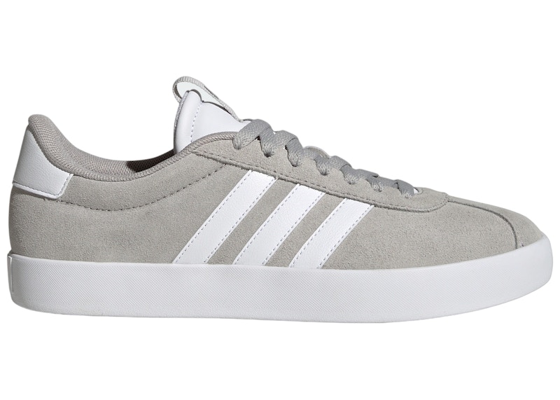 adidas Vl Court 3.0 Grey Cloud White Silver Metallic (Women's) - ID6280 ...