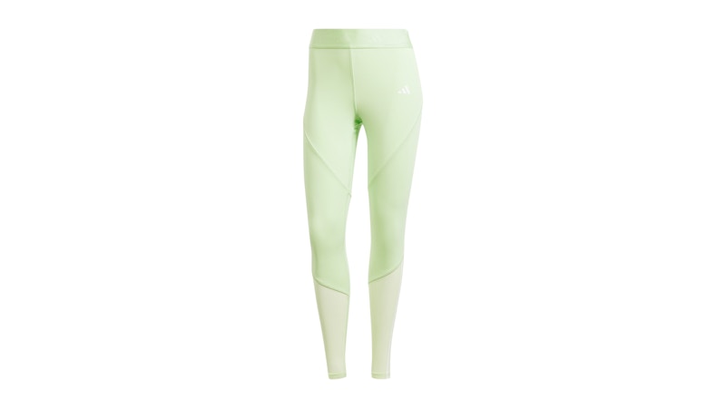 adidas Women's Hyperglam Full-Length Leggings Semi Green Spark/White ...