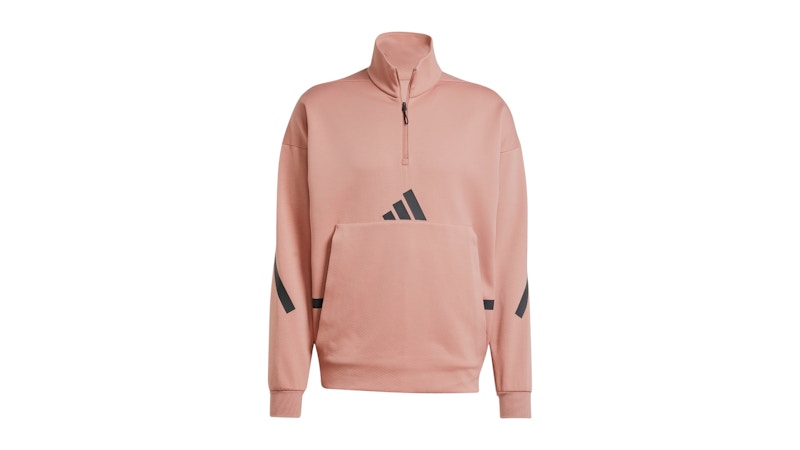 adidas Z.N.E. Quarter-Zip Sweatshirt Warm Clay Men's - SS25 - US