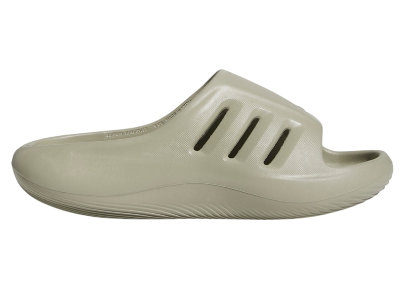 adidas adiFOM IIInfinity Slides Silver Pebble Men's - JQ0150 - US