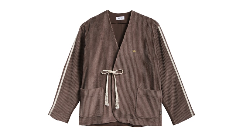 adidas x CLOT Edison Chen Sports Jacket Dark Brown Men's - FW25 - US