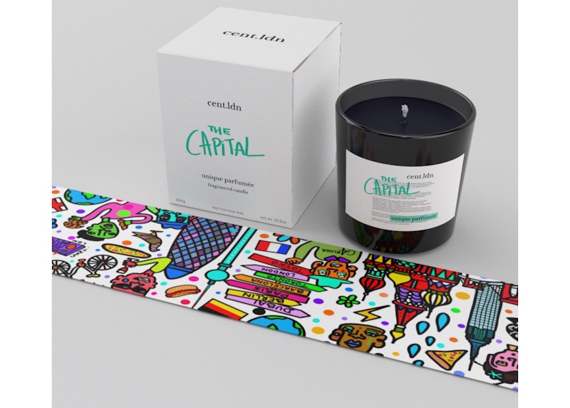 cent.ldn The Capital 300g - Natural Wax Candle (In-Store) - US