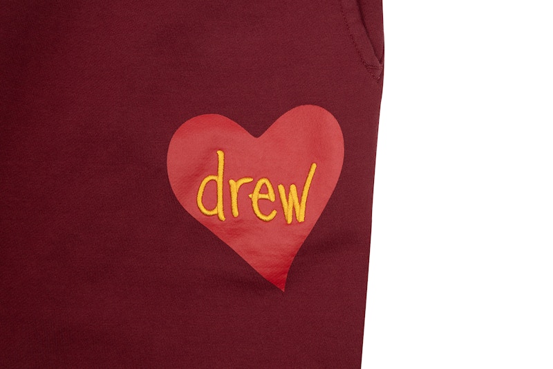 drew house fire sweatpant burgundy Men's - FW22 - US