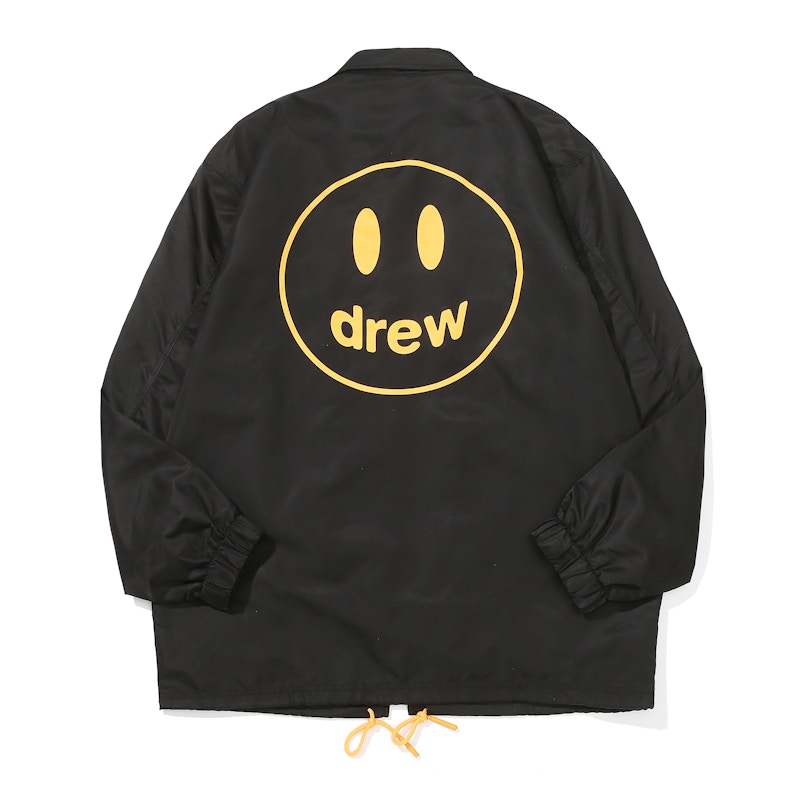 drew house nylon twill coaches jacket black Men's - FW21 - US