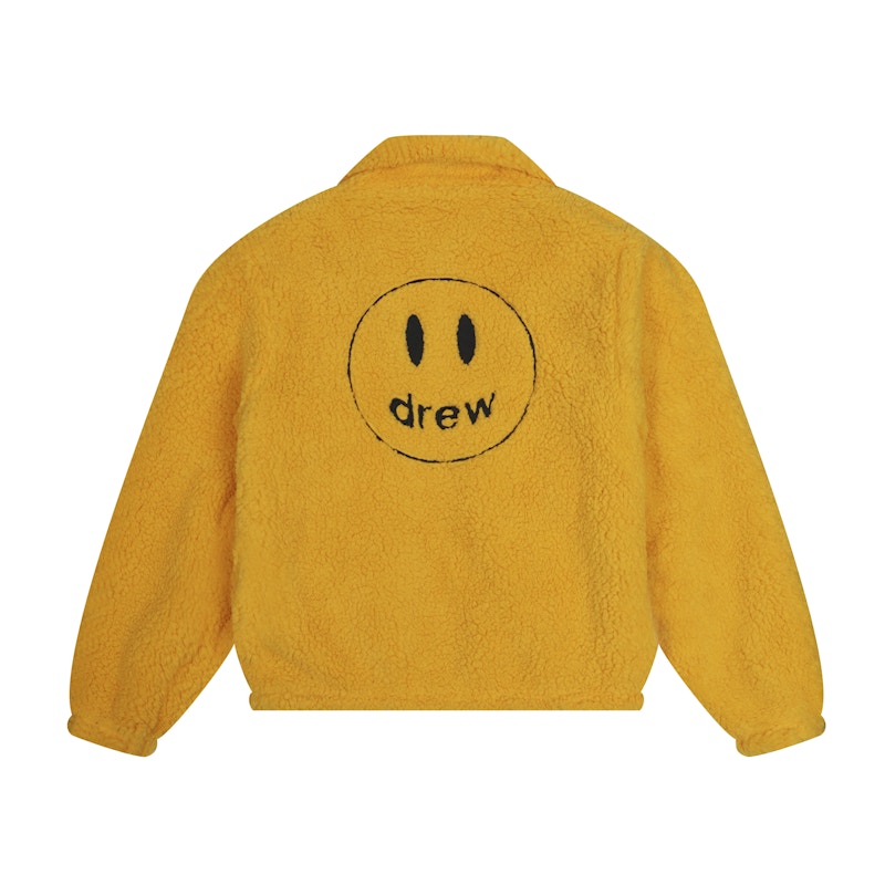 drew house reversible zip up jacket black/golden yellow Men's - FW22 - US