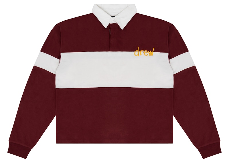 drew house sketch mascot rugby burgundy/off white Men's - FW22 - US