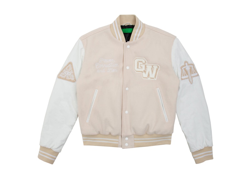 Garment Workshop "New Order" College Jacket Sand Beige Men's - FW22 - US