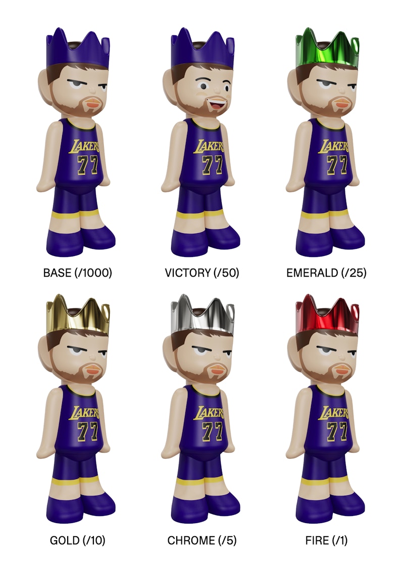 ghostwrite x NBA "Game Face" 2025 Luka Doncic 100% - US