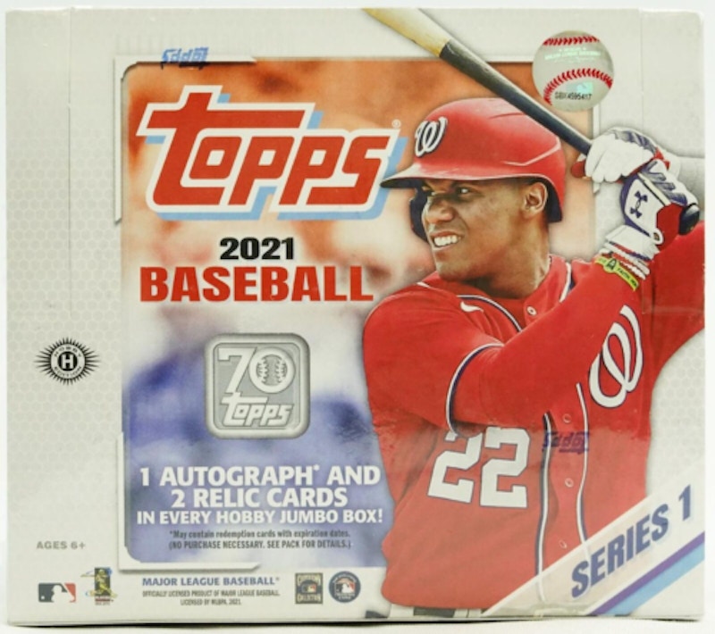 2021 Topps Series 1 Baseball Jumbo Box - 2021